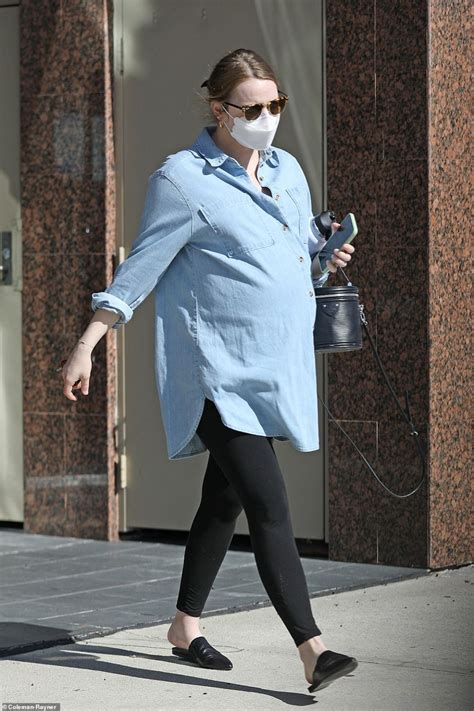 Pregnant Emma Stone Out In Los Angeles Hawtcelebs