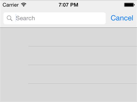 Ios How Can I Make My Uisearchcontroller Show The Cells Underneath