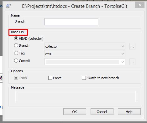 Git SmartGit How To Set Base Branch When Creating New Branch