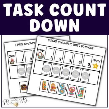 Task Countdown PDF By They Call Me Queen B TPT