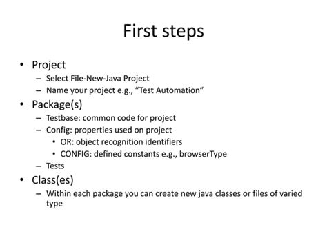 Selenium WebDriver Training 2012 Phil Coulson PPT