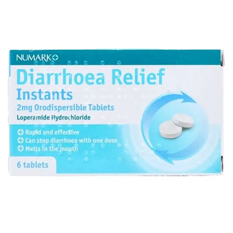 Numark Diarrhoea Relief Instants 6 Tablets Yourmedicals