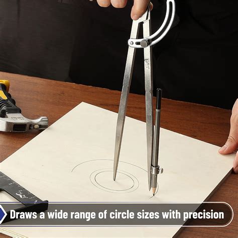 Mr Pen Professional Large Compass For Woodworking 12 Inch Compass