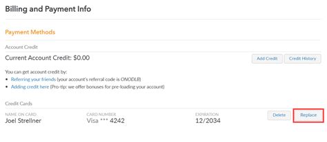 Tutorial How To Update Your Credit Card — Everwall