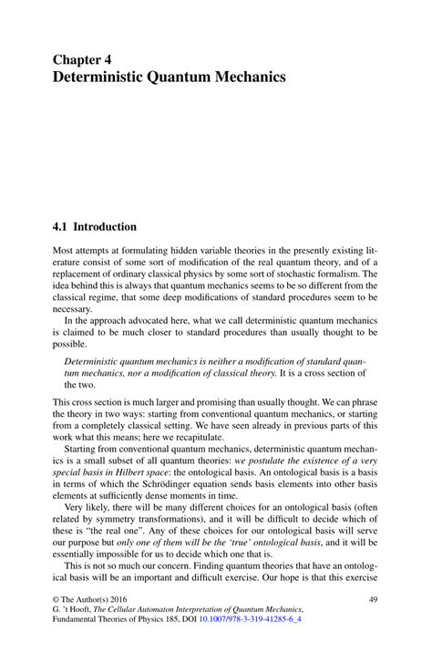 PDF Deterministic Quantum Mechanics