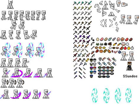 Base Minecraft Pixel Sprite Sheet By Godzilla Nguyen On Deviantart
