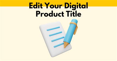 How To Edit Your Digital Product Title In Pagewheel PageWheel