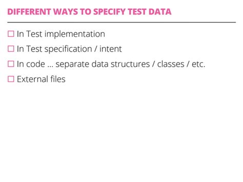 Patterns Of A Good Test Automation Framework Locators And Data Ppt