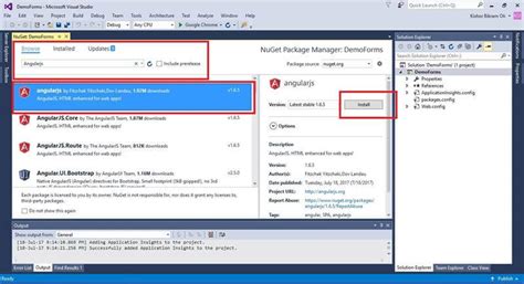 Angular BootStrap And ASP NET MVC Part One