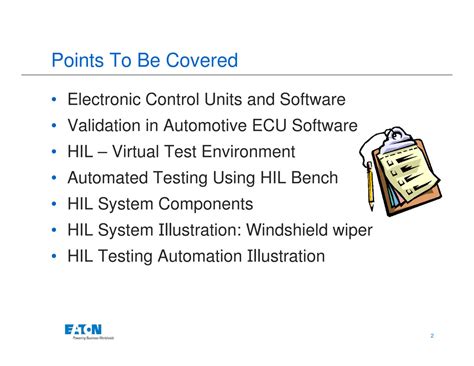 Ecu Software Validation Using Hardware In Loop Test Setup Automation Speaker Deck