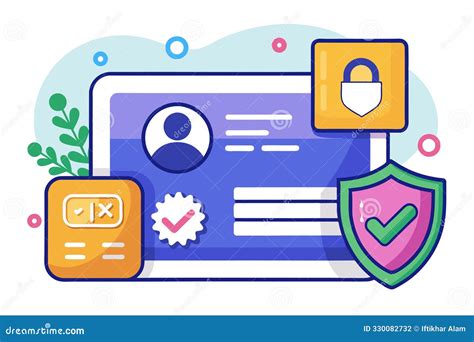 Verification Profile Icon Badge Check Mark Signs Confirm User Symbol Identification Logo