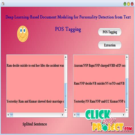 deep learning based document modeling for personality detection from