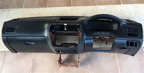 Vtec Spec นวมดำek9 โครง2din ตรงรุ่นกรอบแอร์3ปุ่ม