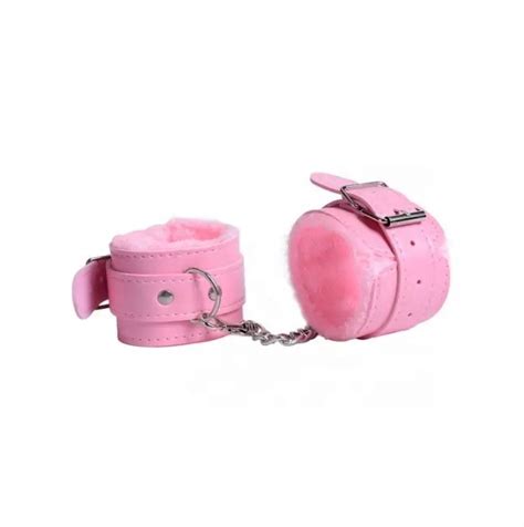 Ypm Furry Plush Handcuffs Leather Sex Hand Cuffs Adult Erotic Toys Bdsm