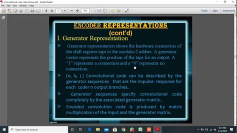 Convolutional Code2 Itc Youtube