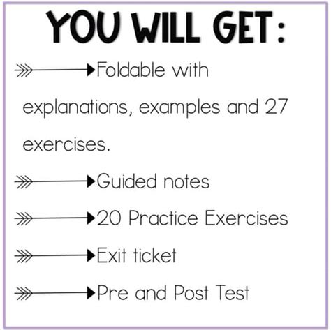 Subtracting Integers Guided Notes And Foldable By Ms Pat Store Tpt