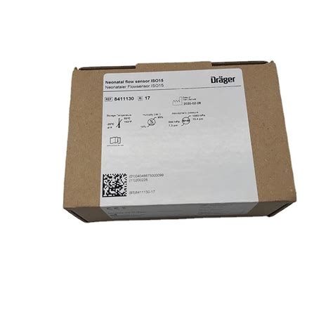 Original Drager Neonatal Flow Sensor Iso15 Ventilator Accessories 8411130