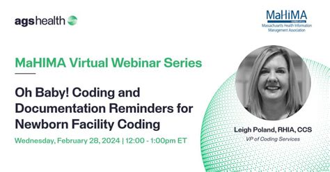 Ags Health On Linkedin Mahima Medicalcoding Webinar Agshealth