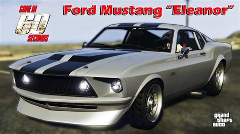 “eleanor” Mustang Shelby Gt500 From “gone In 60 Seconds” Movie Gta 5