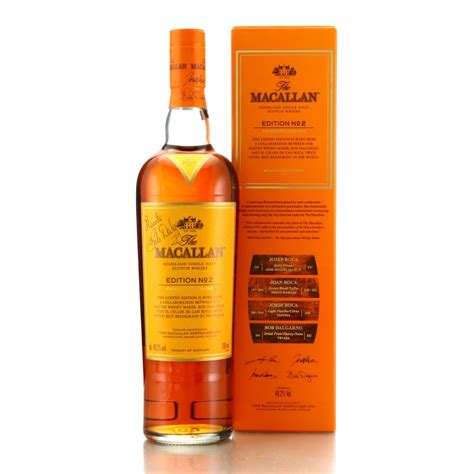 Macallan Edition No 2 Signed By Bob Dalgarno Whisky Auctioneer