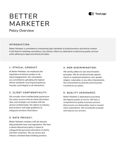 One Pager Templates Visme