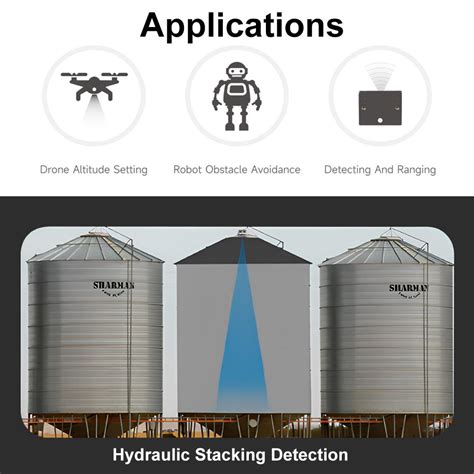 Waveshare Tof Time Of Flight Laser Range Sensor Uart I2c Io Communication Range 50m