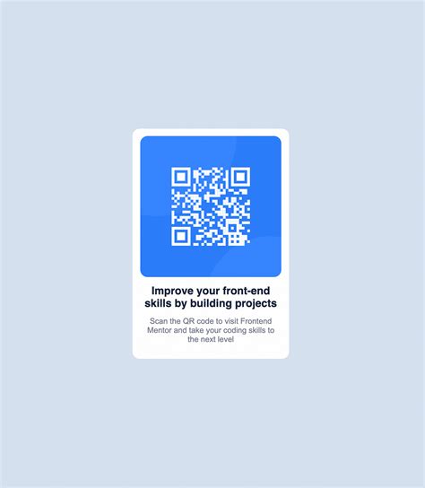 Frontend Mentor Qr Code Component Elghali Wali Alami Medium