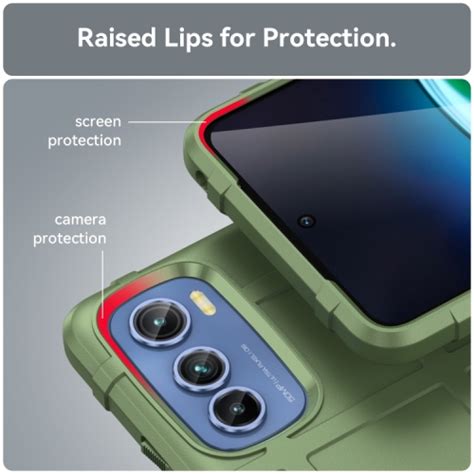 Capa Motorola Edge Shield Series Verde