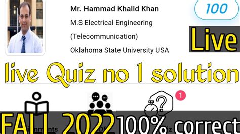 CS Quiz No Solution Live Quiz No Cs Data