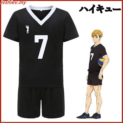 Haikyuu Miya Atsumu Cosplay Costume Set Inarizaki High School T Shirt
