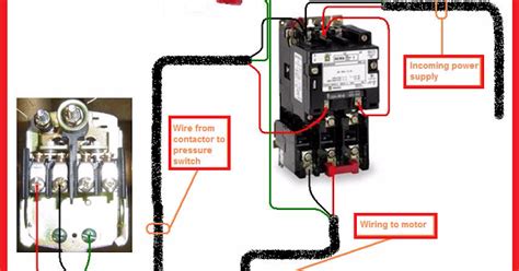 Electrical Page Single Phase Motor Contactor Wiring Diagram