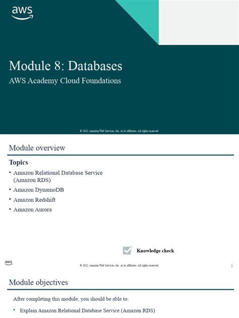module 08 download free pdf amazon web services databases