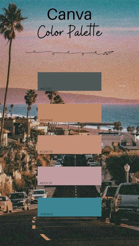 Canva Color Palette Palet Warna Pengeditan Foto Desain