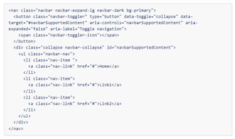 Barre De Navigation Bootstrap Comment Créer Un Menu Réactif Le Cours