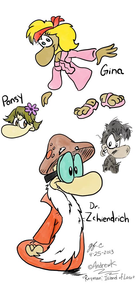 Andrewk Rayman Chracters By Spongefox On Deviantart