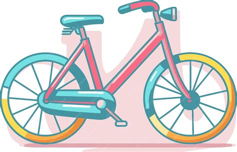 Premium Vector Cartoon Style Bike Vector Vector Drawing Of Road Bike