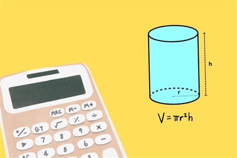 Calculate Cylinder Volume Formula Online Calculator
