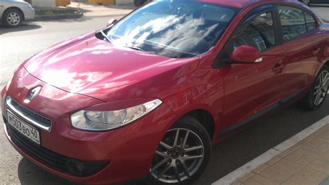 Renault Fluence 16 бензиновый 2010 Красный на Drive2