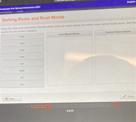 Solved 2 Re English Language Arts Spring Intersession 2024