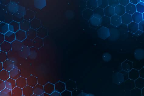 그라데이션 육각 배경 무료 벡터