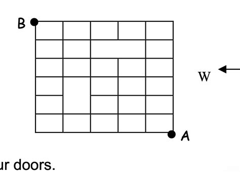 Solved How Many Paths Are There From A To B Travelling Only