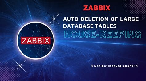 Zabbix Manual Housekeeping At Tia Curtis Blog
