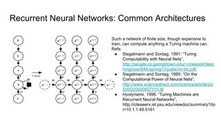 Recurrent And Recursive Networks Part PDF Artificial Intelligence Technology Computing