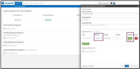 Set Up Expense Types Table Editor Avionte Bold