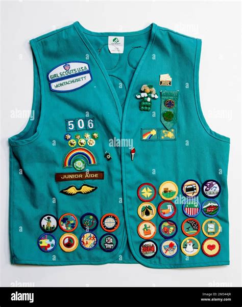 Girl Scout Uniform Vest And Sash Girl Scouts Of The United States Of