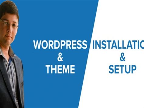 wordpress installation with theme setup upwork