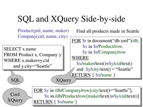 Ppt Lecture 13 Xquery Xml Publishing Xml Storage Powerpoint