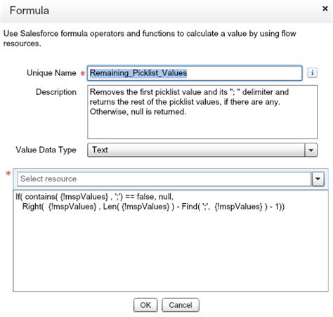 Flow Multi Select Picklist Selection Workaround