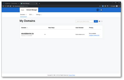 Acquistare Un Nome Di Dominio Personalizzato Per Le Web App Di Azure