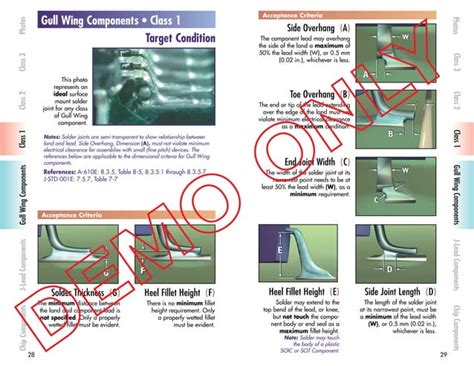 Solder Fillet Standards Demo Booklet Definitions Pdf